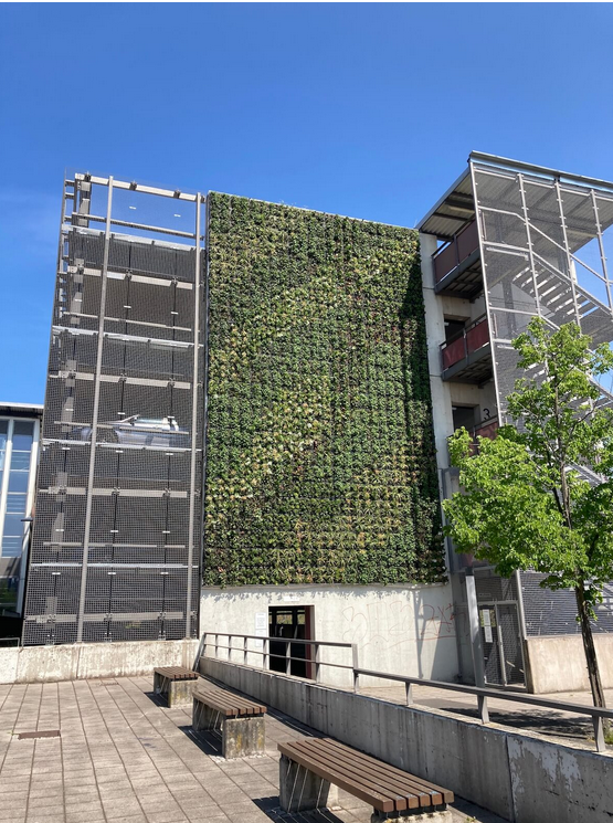 Begrünungsoffensive Bottrop: Parkhausfassade
